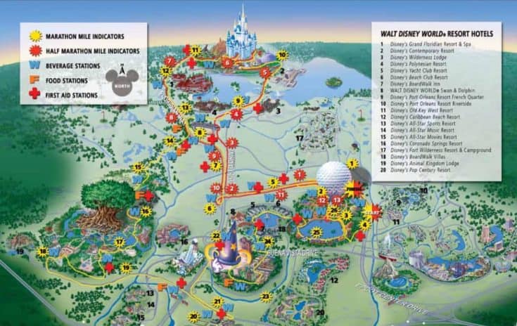 NEW Walt Disney World Marathon Course Announced