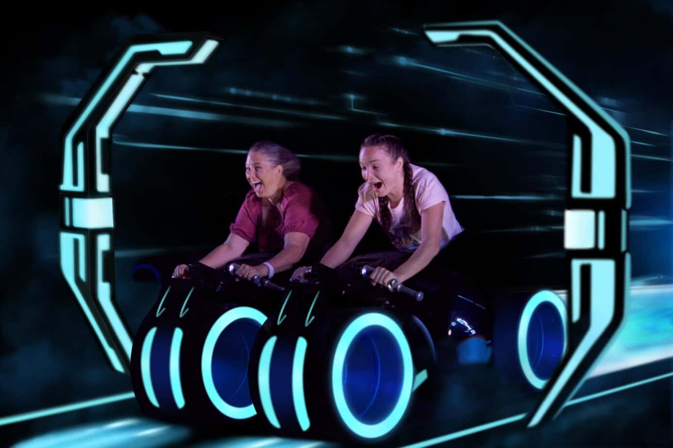 How To Get Your Ride Photos From TRON Lightcyle Run