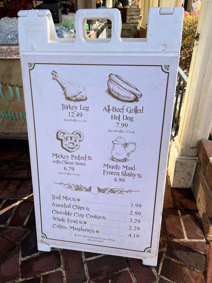 2024 Disney Dining Plan Snack Credit Options