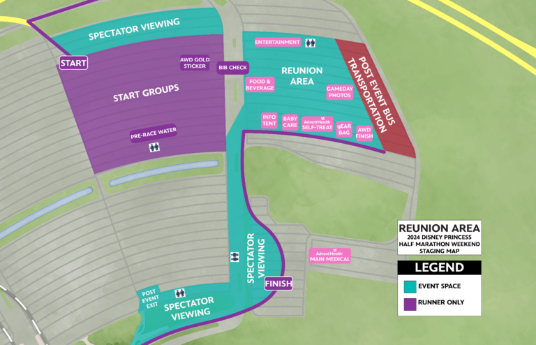 2025 Princess Half Marathon Course Maps, Event Guide, Waivers and ...